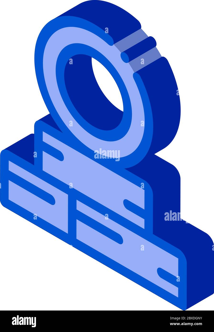 tire repair point isometric icon vector illustration Stock Vector Image ...