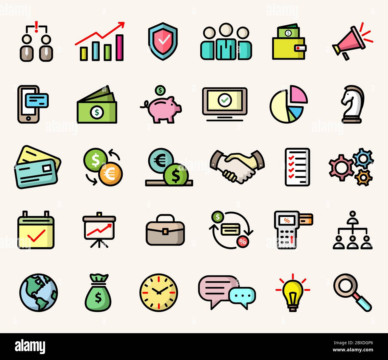 Set illustrations in concept Stock Vector Images - Alamy