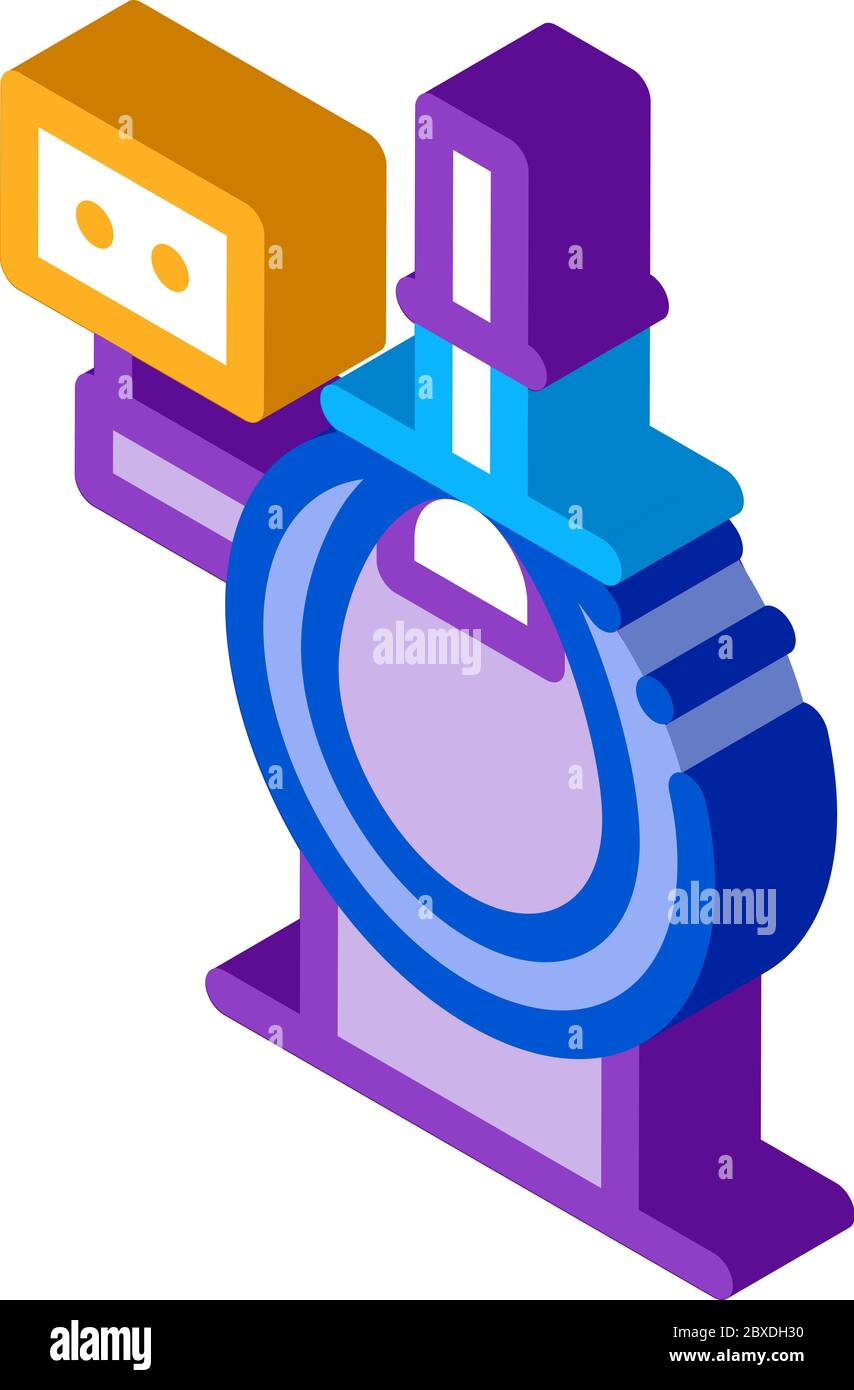 bus service device isometric icon vector illustration Stock Vector ...