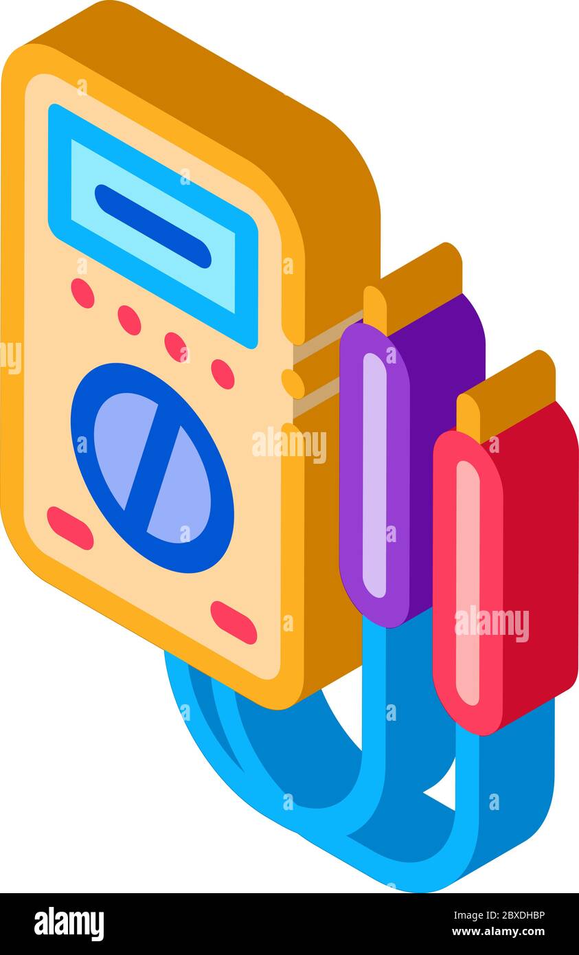 electric control panel isometric icon vector illustration Stock Vector ...