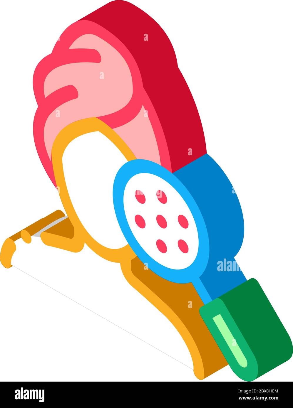 face cleansing isometric icon vector illustration Stock Vector Image ...