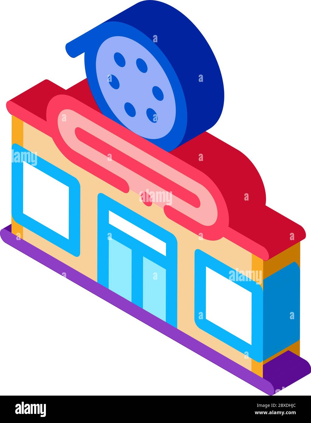 record shop isometric icon vector illustration Stock Vector Image & Art ...