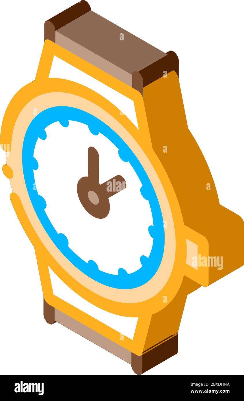Swiss Watches Isometric Icon Vector Illustration Stock Vector Image ...