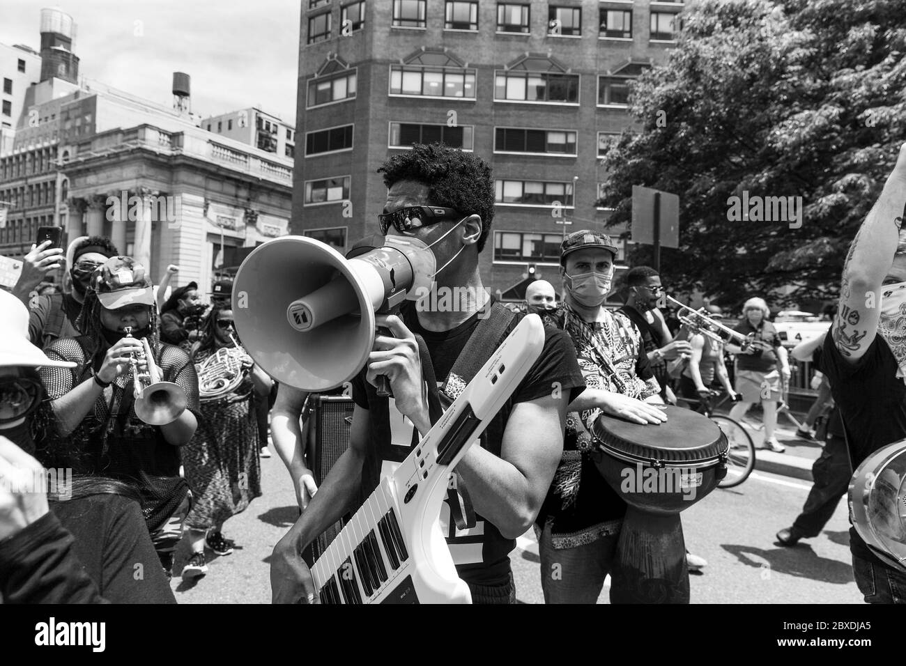 Black lives matter protests 2020 Black and White Stock Photos & Images ...