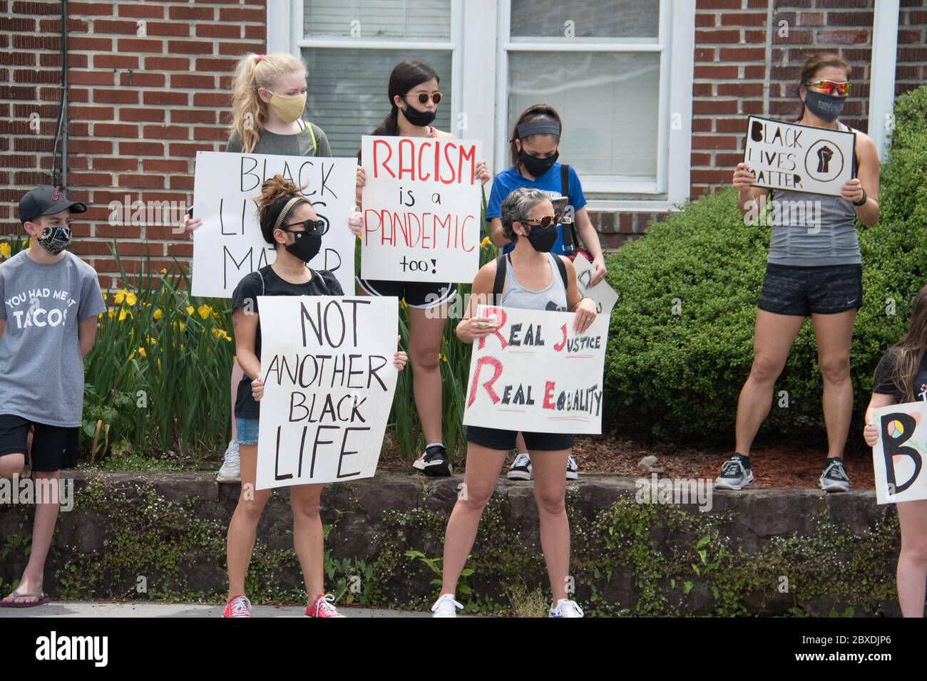 06 June 2020 - Newtown, Pennsylvania, USA - BLM, Black Lives Matter ...