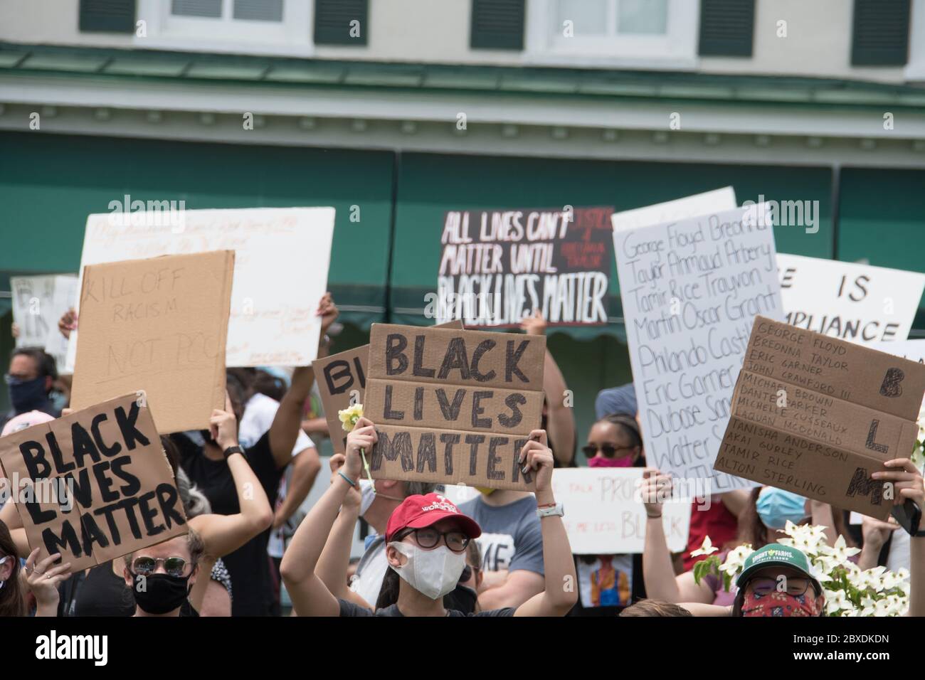 06 June 2020 - Newtown, Pennsylvania, USA - BLM, Black Lives Matter ...