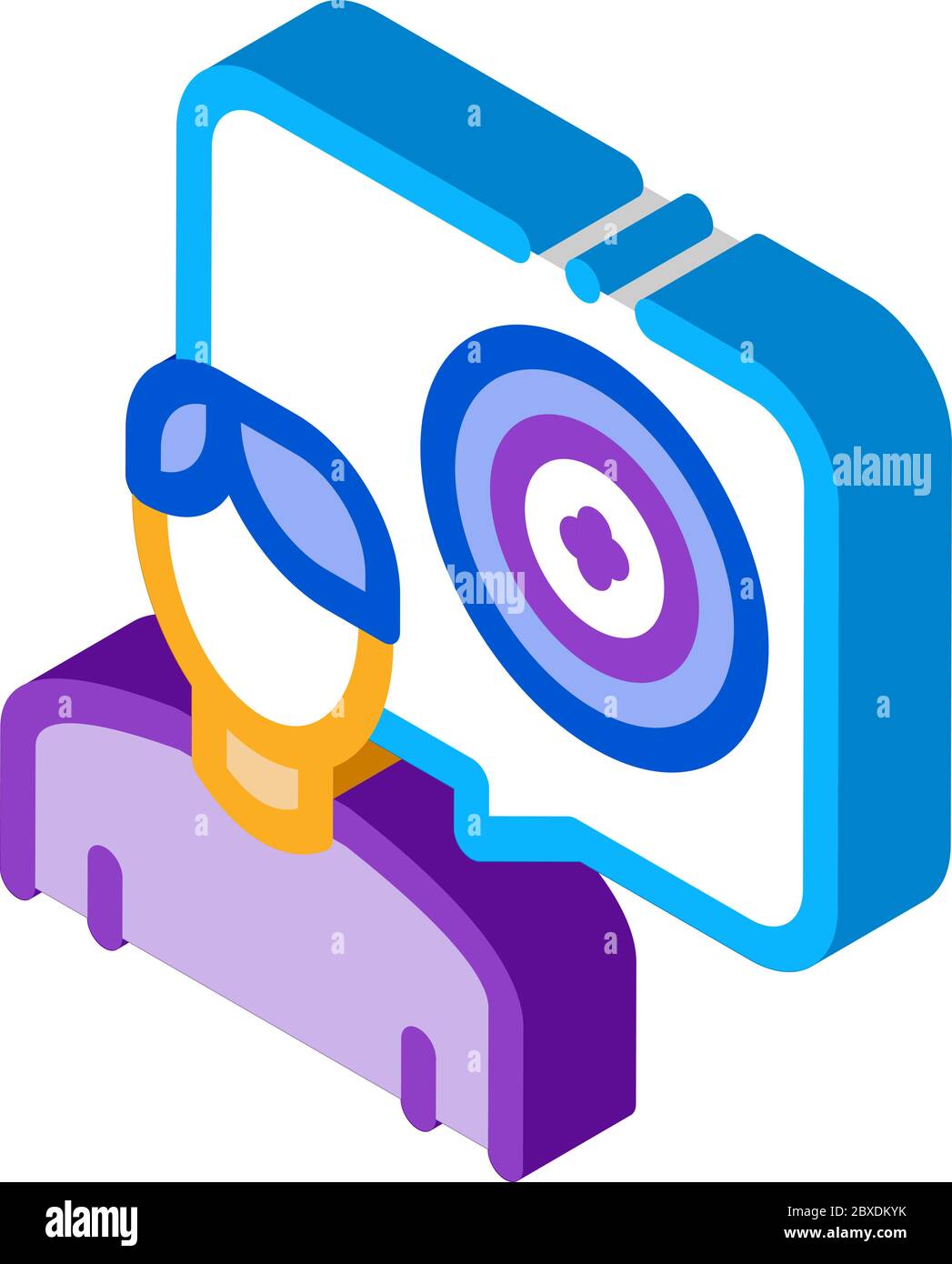 customer at tire repair shop isometric icon vector illustration Stock ...