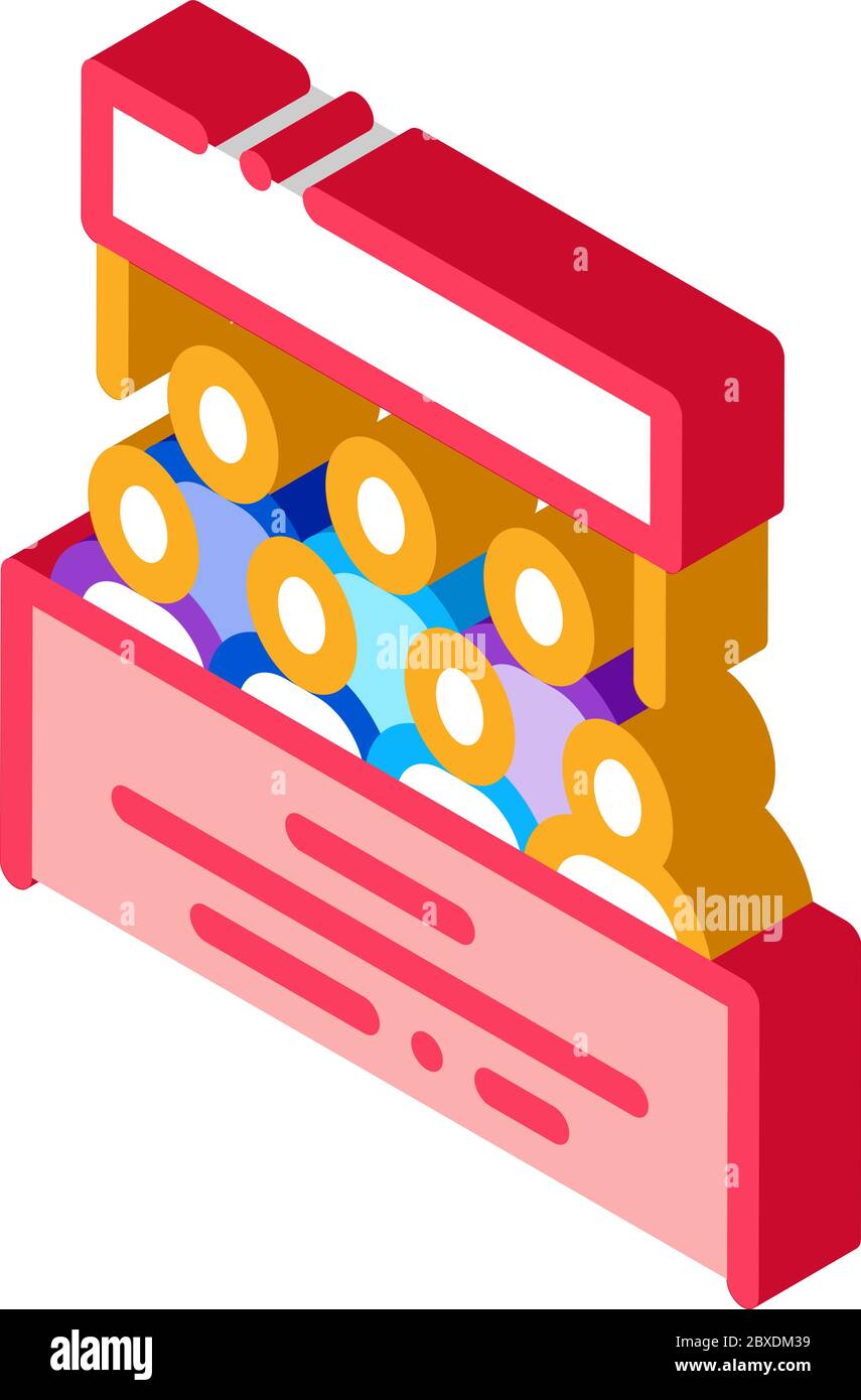 people of residential buildings isometric icon vector illustration ...