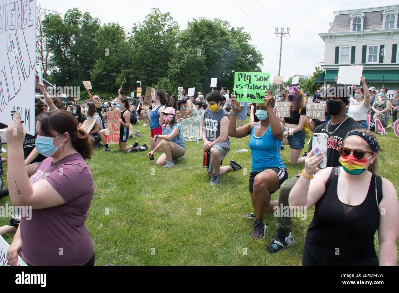 06 June 2020 - Newtown, Pennsylvania, USA - BLM, Black Lives Matter ...