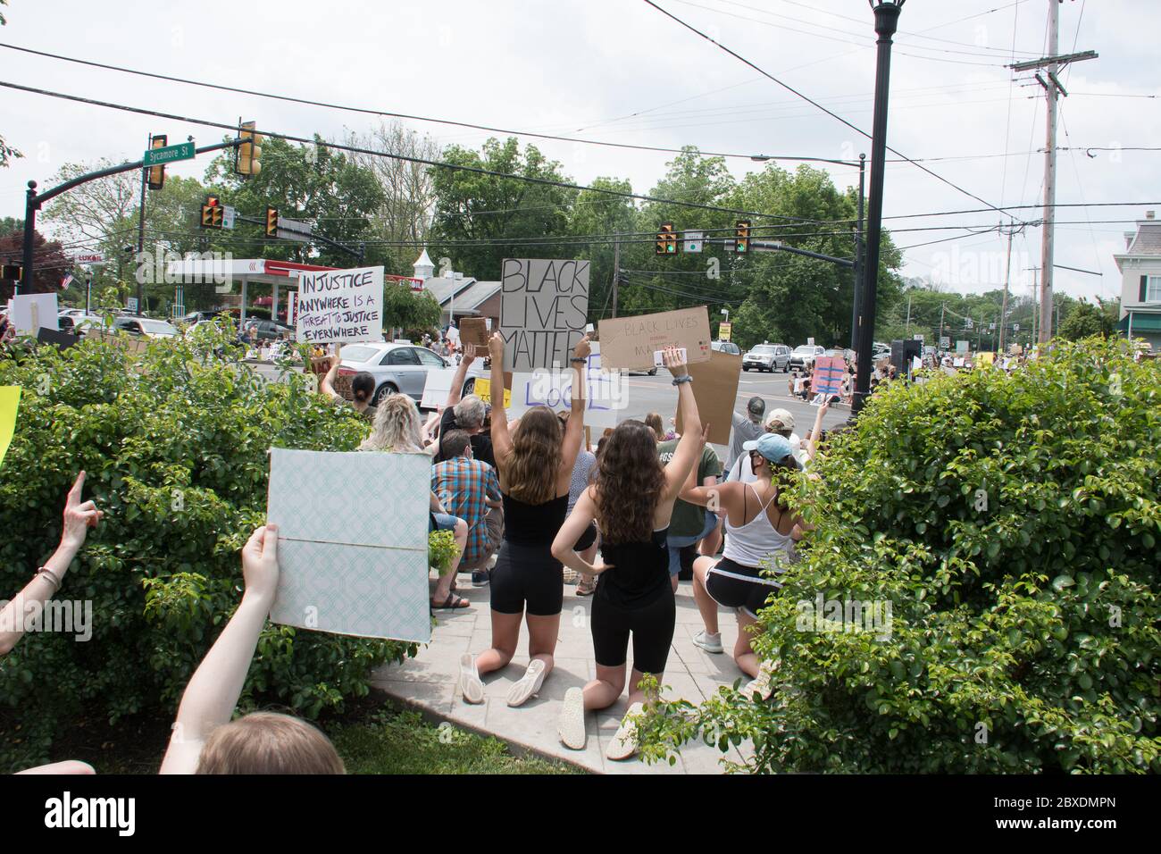 06 June 2020 - Newtown, Pennsylvania, USA - BLM, Black Lives Matter ...