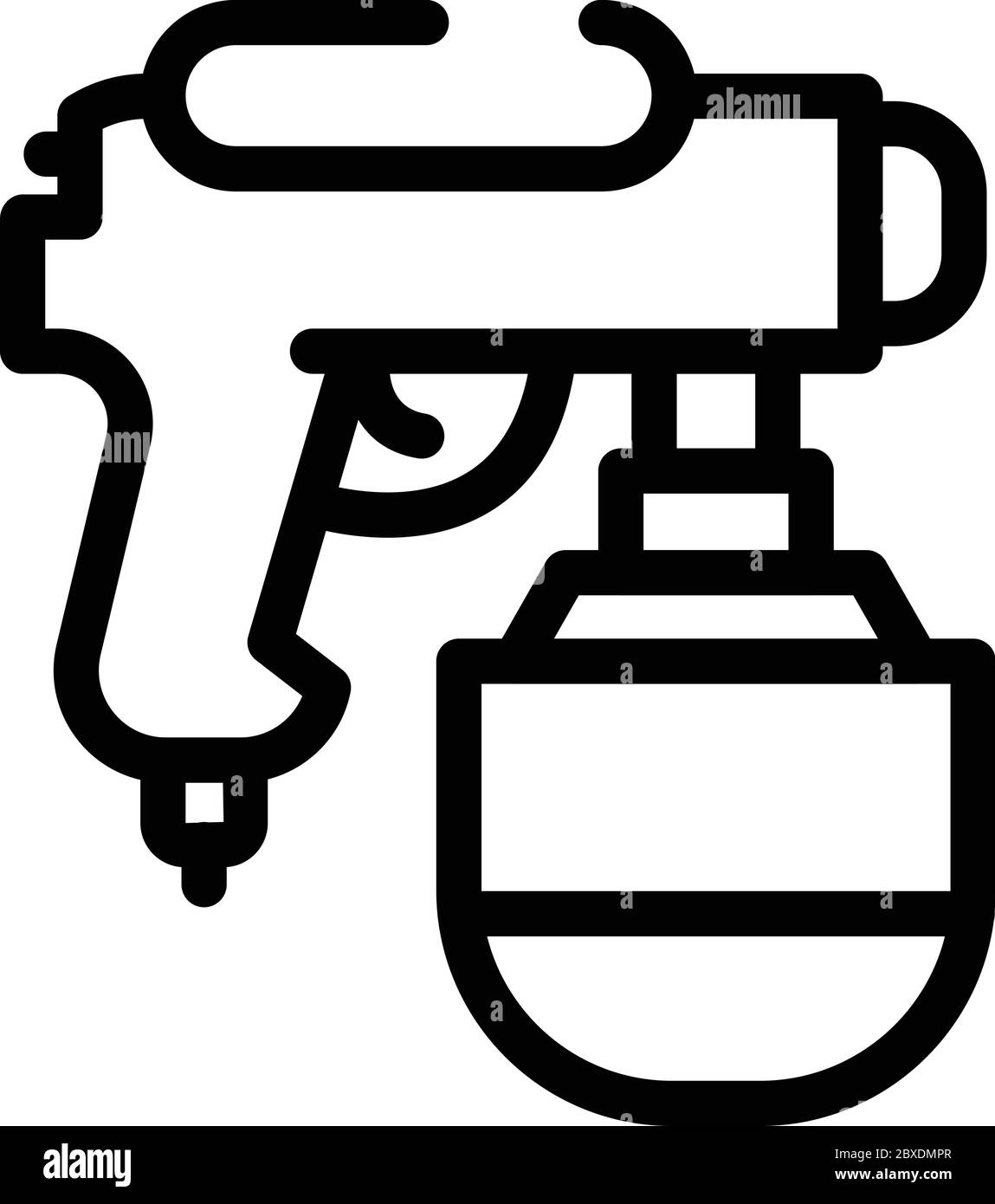 Gun paint pistol icon Cut Out Stock Images & Pictures - Alamy