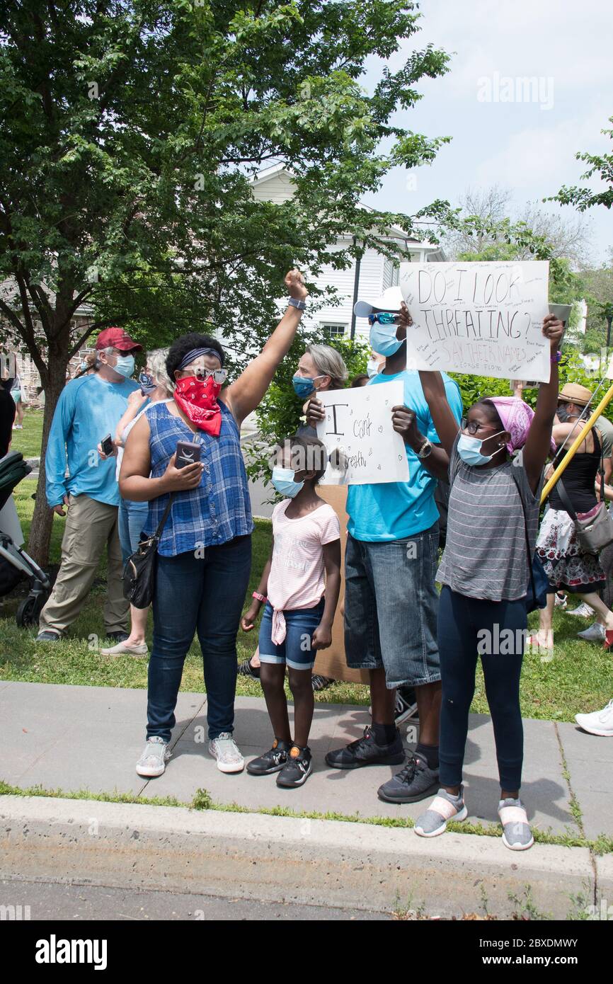 06 June 2020 - Newtown, Pennsylvania, USA - BLM, Black Lives Matter ...