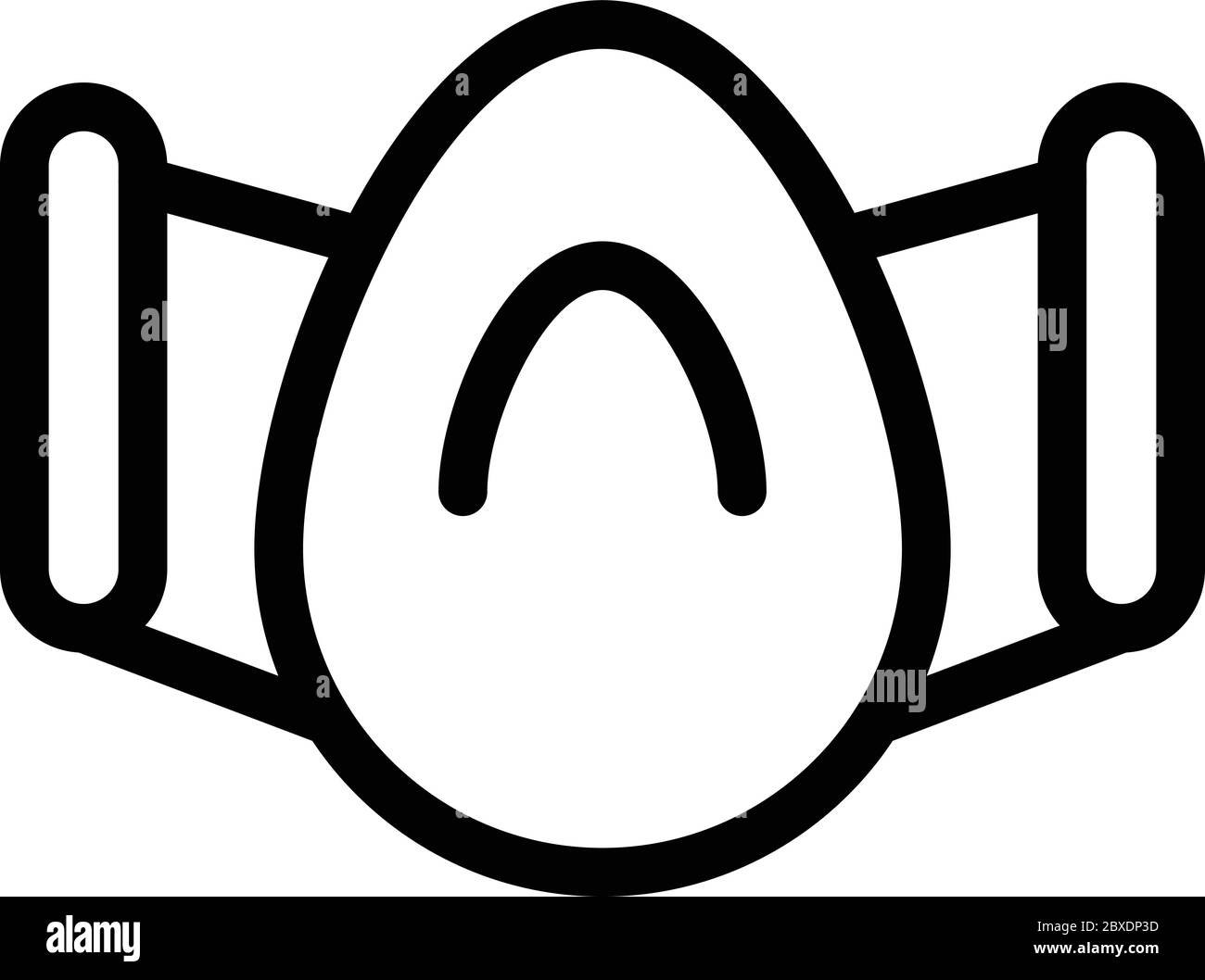 Face mask icon, outline style Stock Vector Image & Art - Alamy