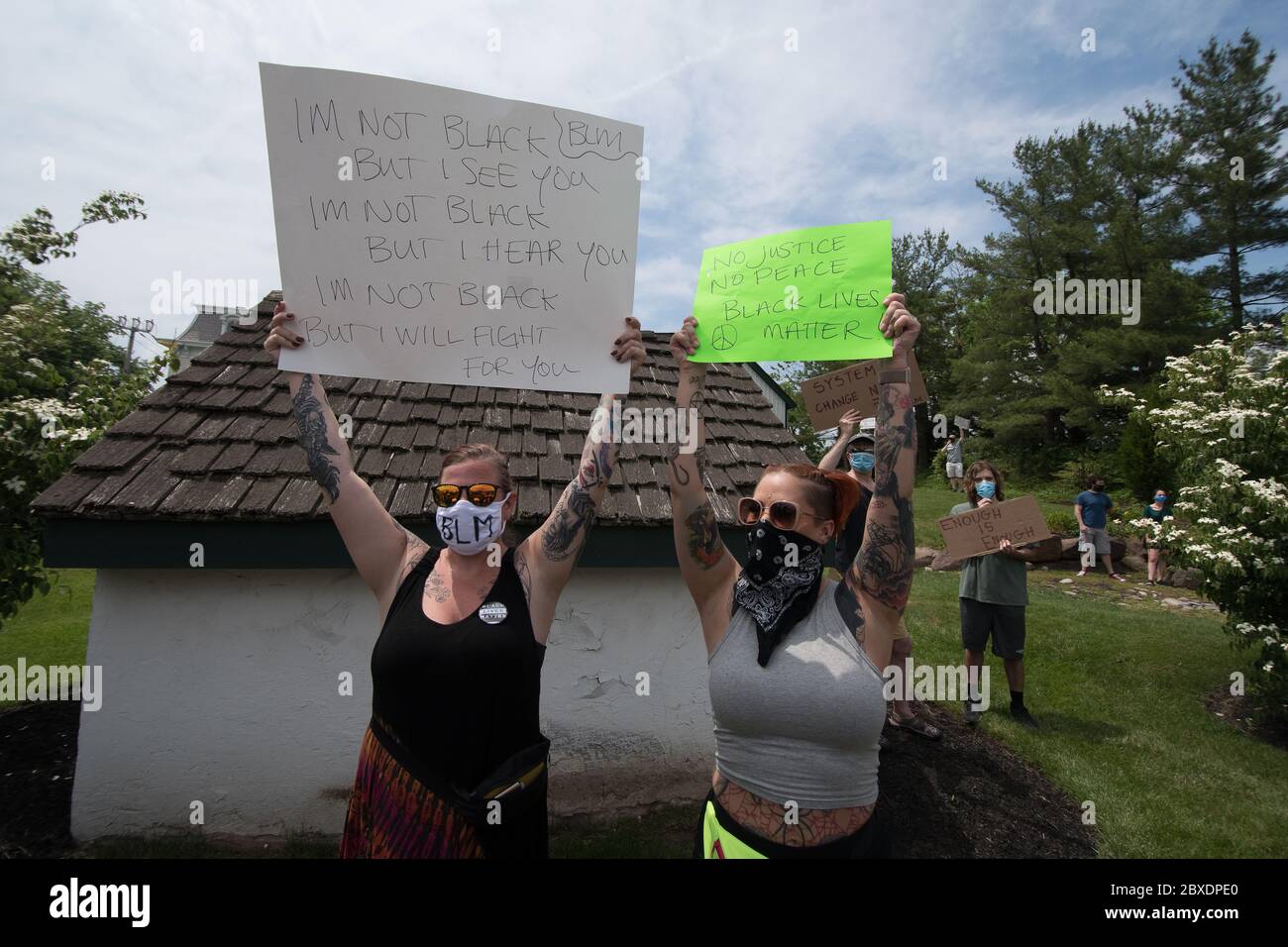 06 June 2020 - Newtown, Pennsylvania, USA - BLM, Black Lives Matter ...