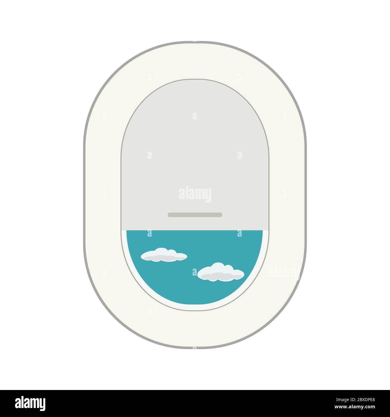 Design template with aircraft porthole,flat vector illustration Stock ...