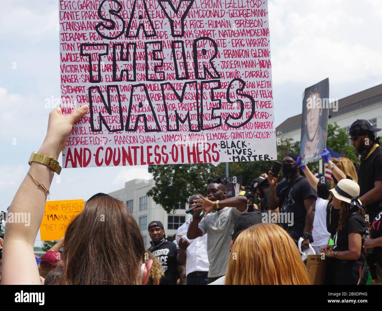 Say their names hi-res stock photography and images - Alamy