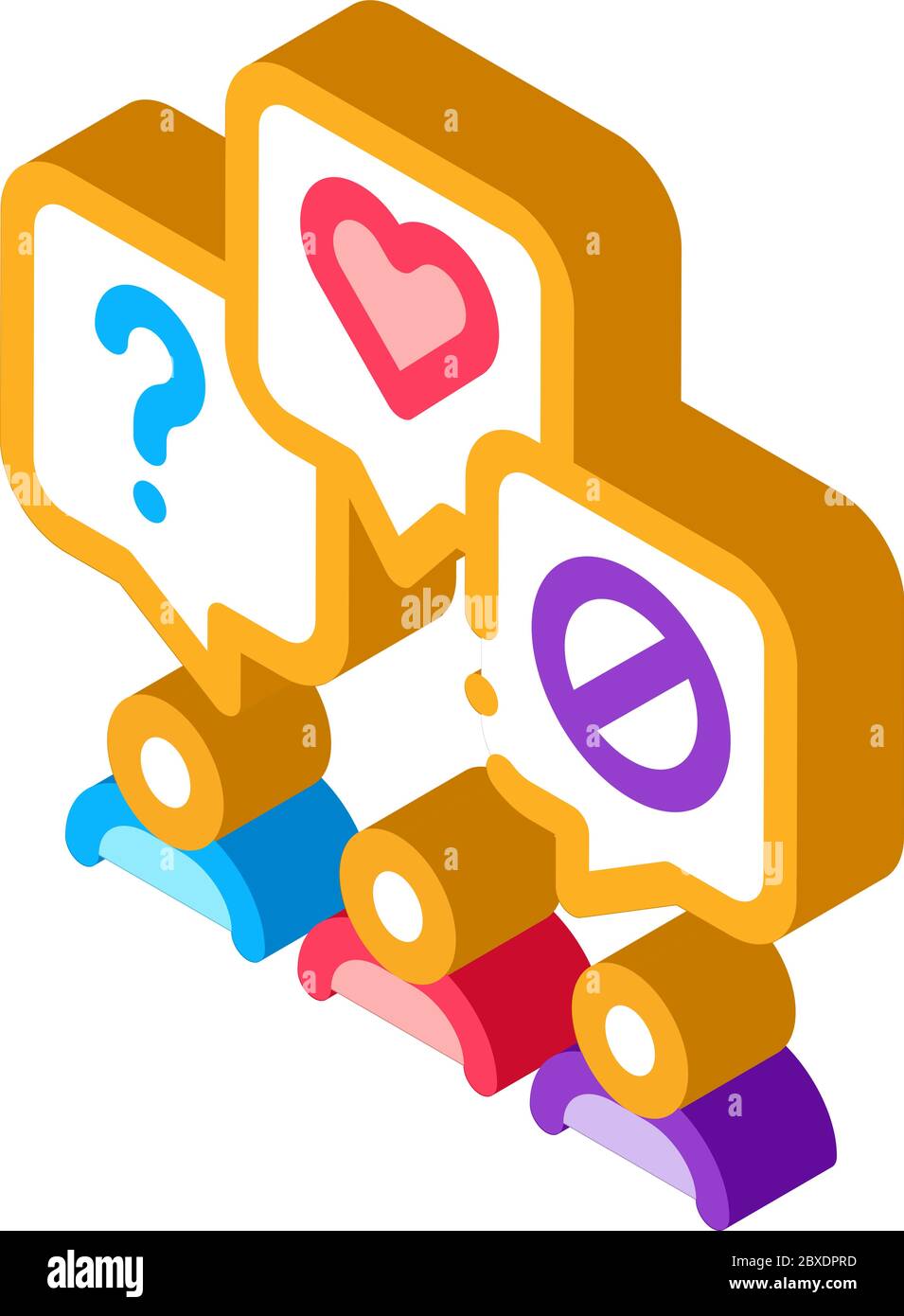 different demands of people isometric icon vector illustration Stock ...