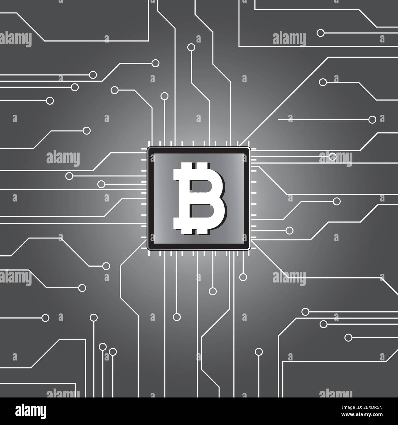 Blockchain technology,bitcoin concept background,vector illustration ...