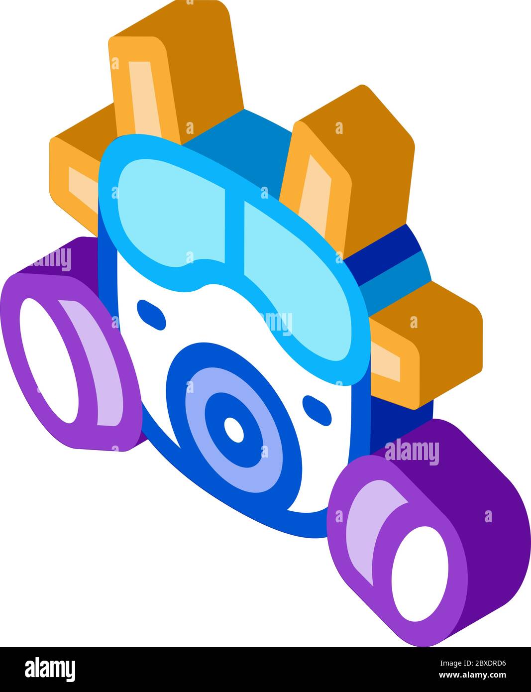 safety vest isometric icon vector illustration Stock Vector Image & Art ...