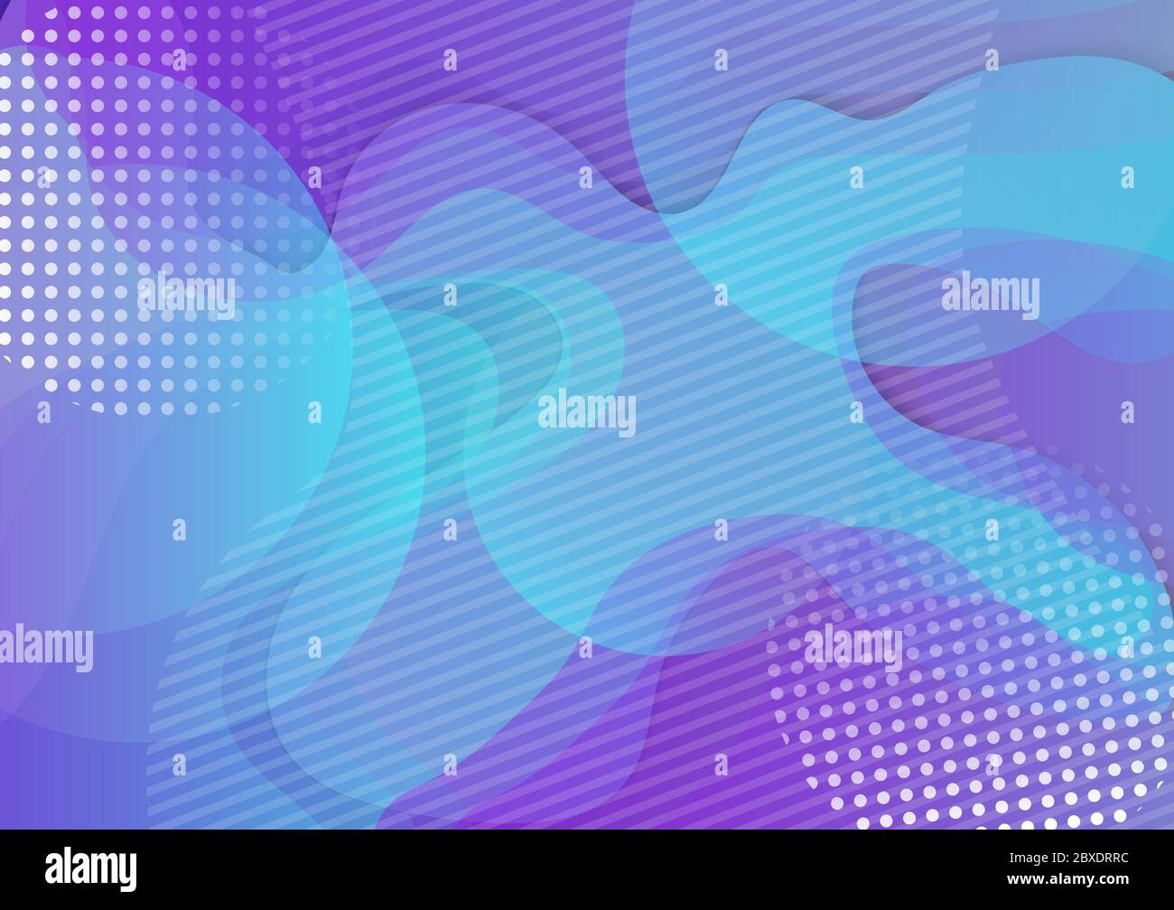 Colorful Violet geometric background. Fluid shapes composition Stock ...