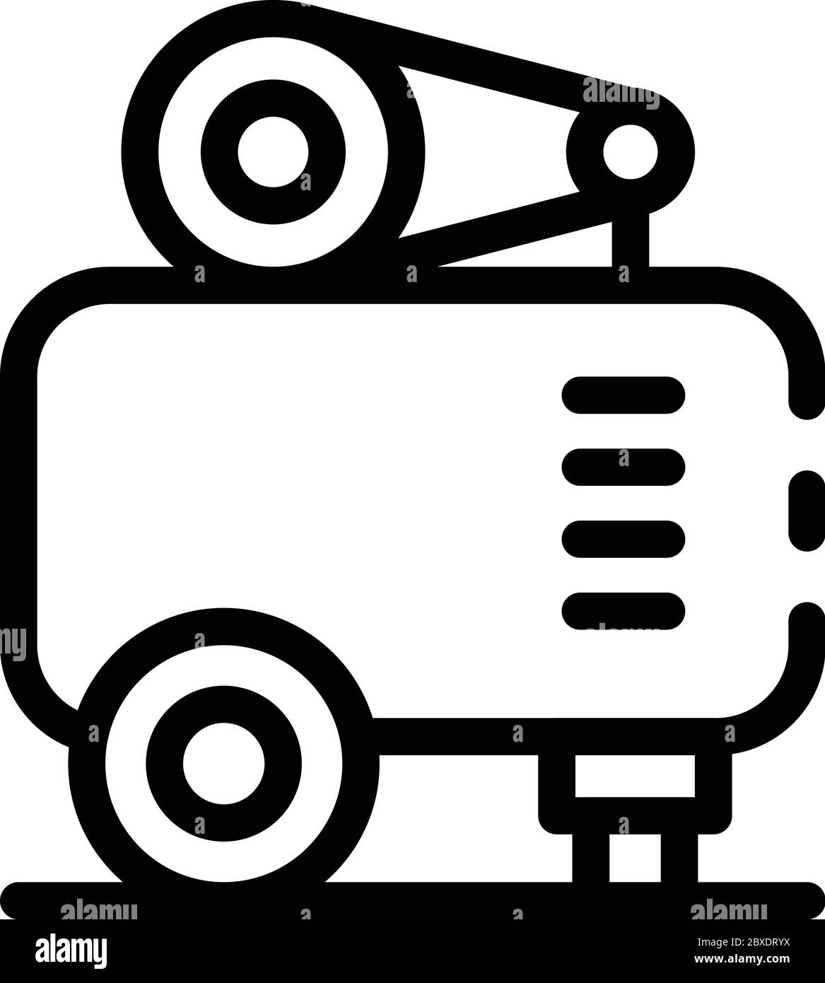 Air compressor unit icon, outline style Stock Vector Image & Art - Alamy