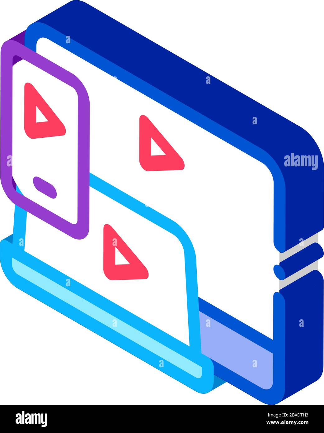 inclusion of all devices isometric icon vector illustration Stock ...