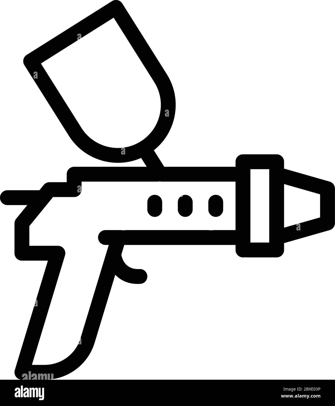 Paint gun icon, outline style Stock Vector Image & Art - Alamy