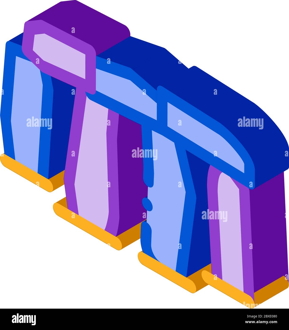 stonehenge isometric icon vector illustration Stock Vector Image & Art ...