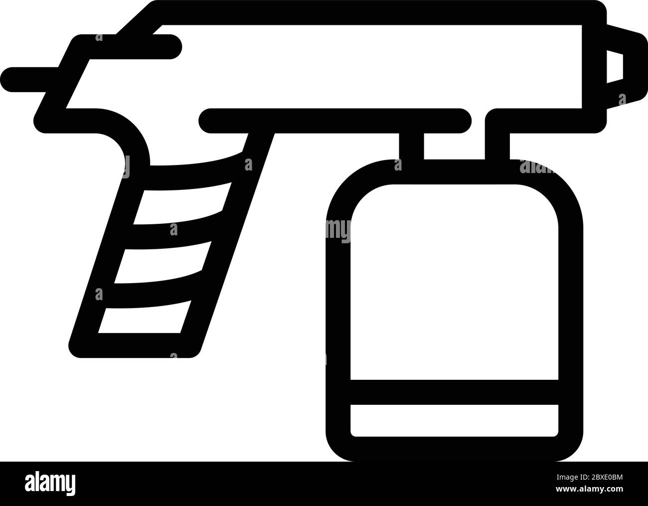 Gun paint pistol icon Cut Out Stock Images & Pictures - Alamy