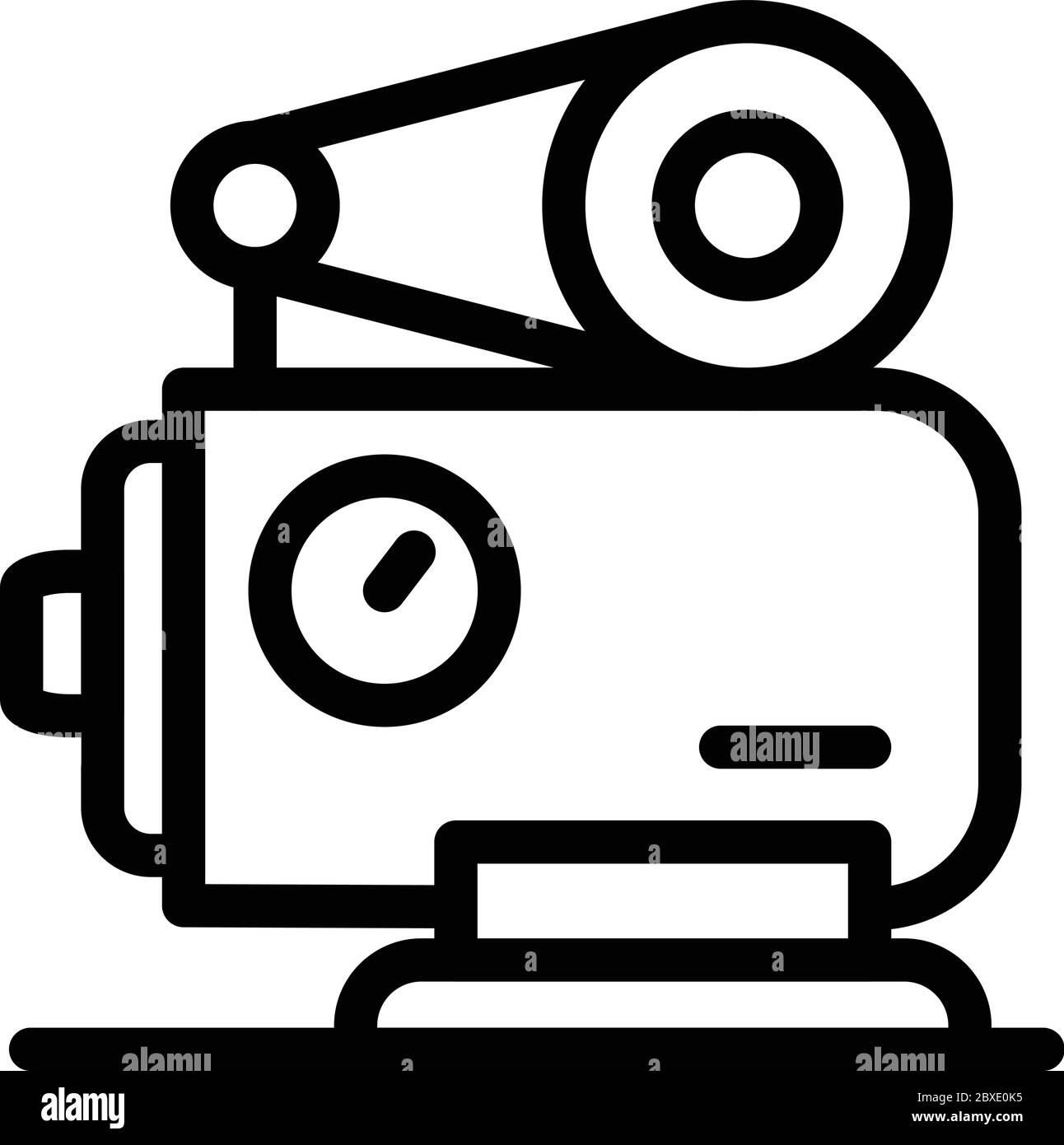 Instrument air compressor icon Black and White Stock Photos & Images ...