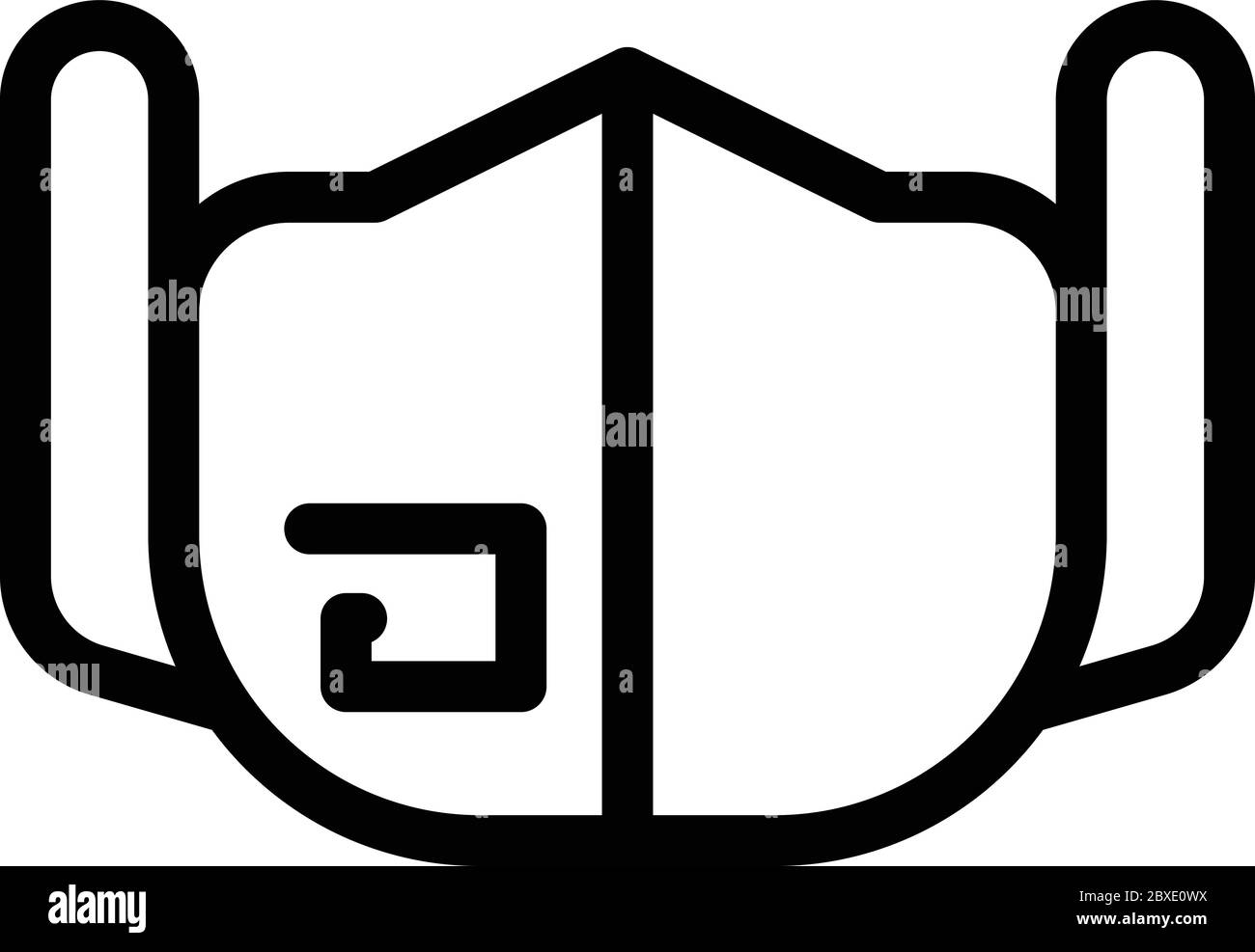 Face shield medical masks Stock Vector Images - Alamy