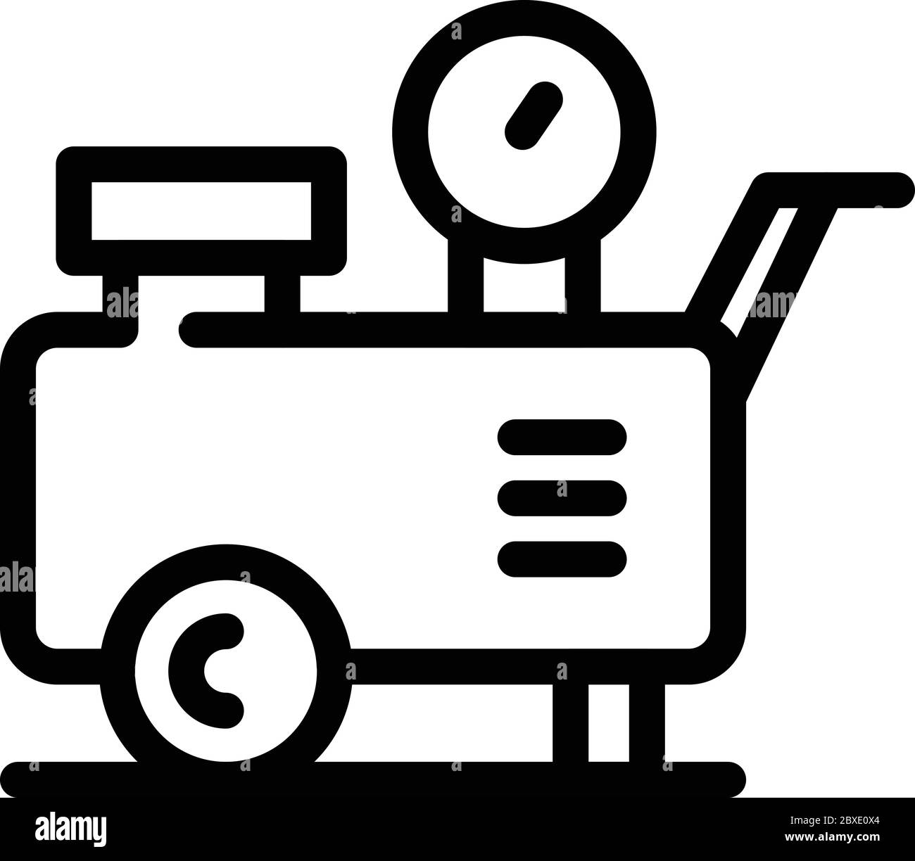 Air compressor tank icon, outline style Stock Vector Image & Art - Alamy
