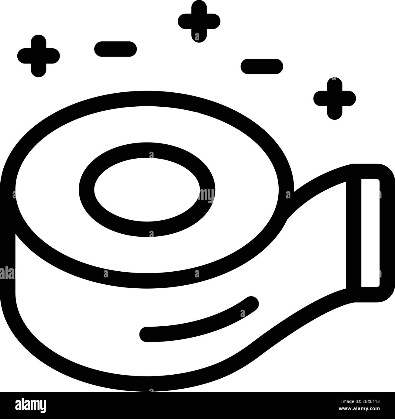 A roll of duct tape icon, outline style Stock Vector Image & Art - Alamy