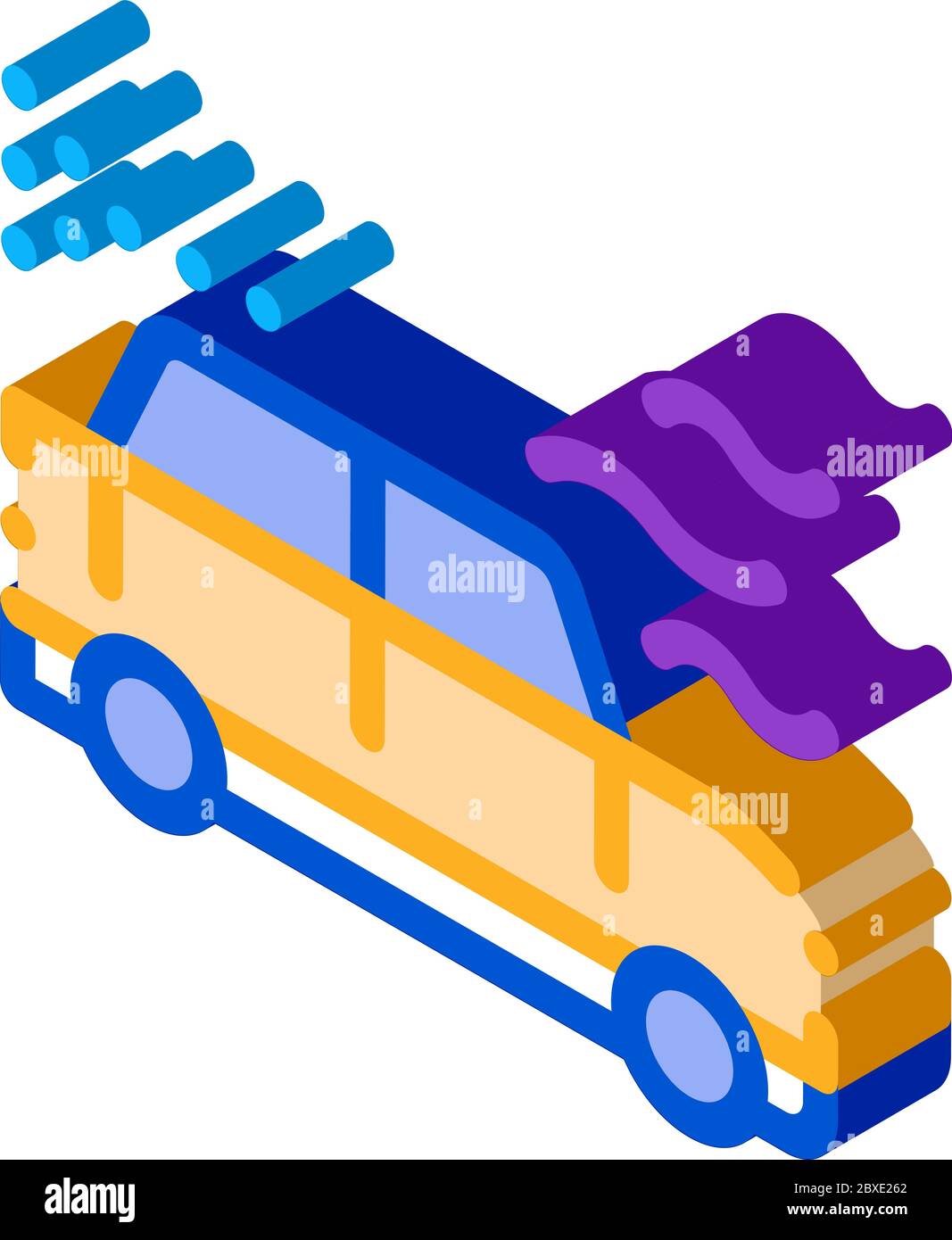 air cleaning machine isometric icon vector illustration Stock Vector ...