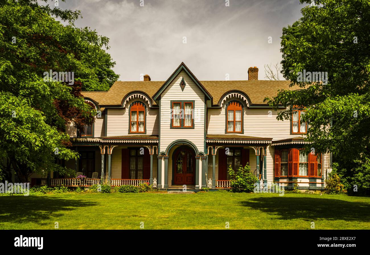 HouseThompson Hill Historic District Thompson, Connecticut, USA Stock ...