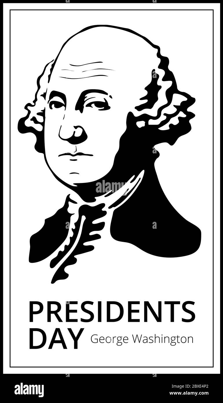 George Washington silhouette to Happy Presidents Day - National ...