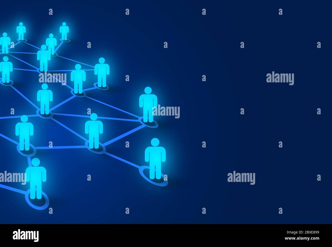 Connecting people. Social network concept. Bright background. Vector ...