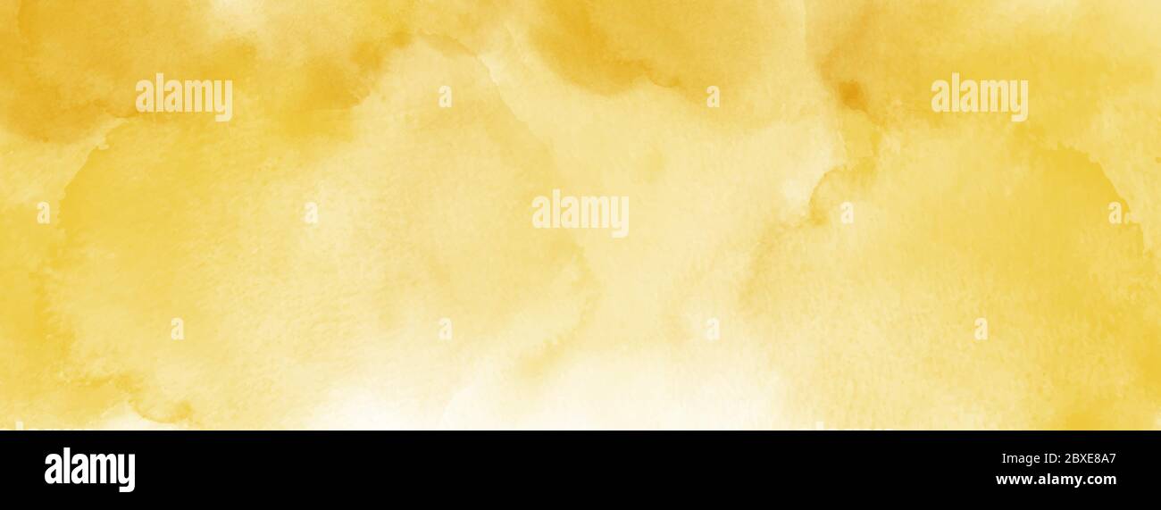 Abstract light yellow watercolor for background. Stain artistic vector ...