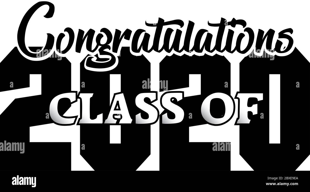 Congratulations Class of 2020 Banner Stock Photo - Alamy