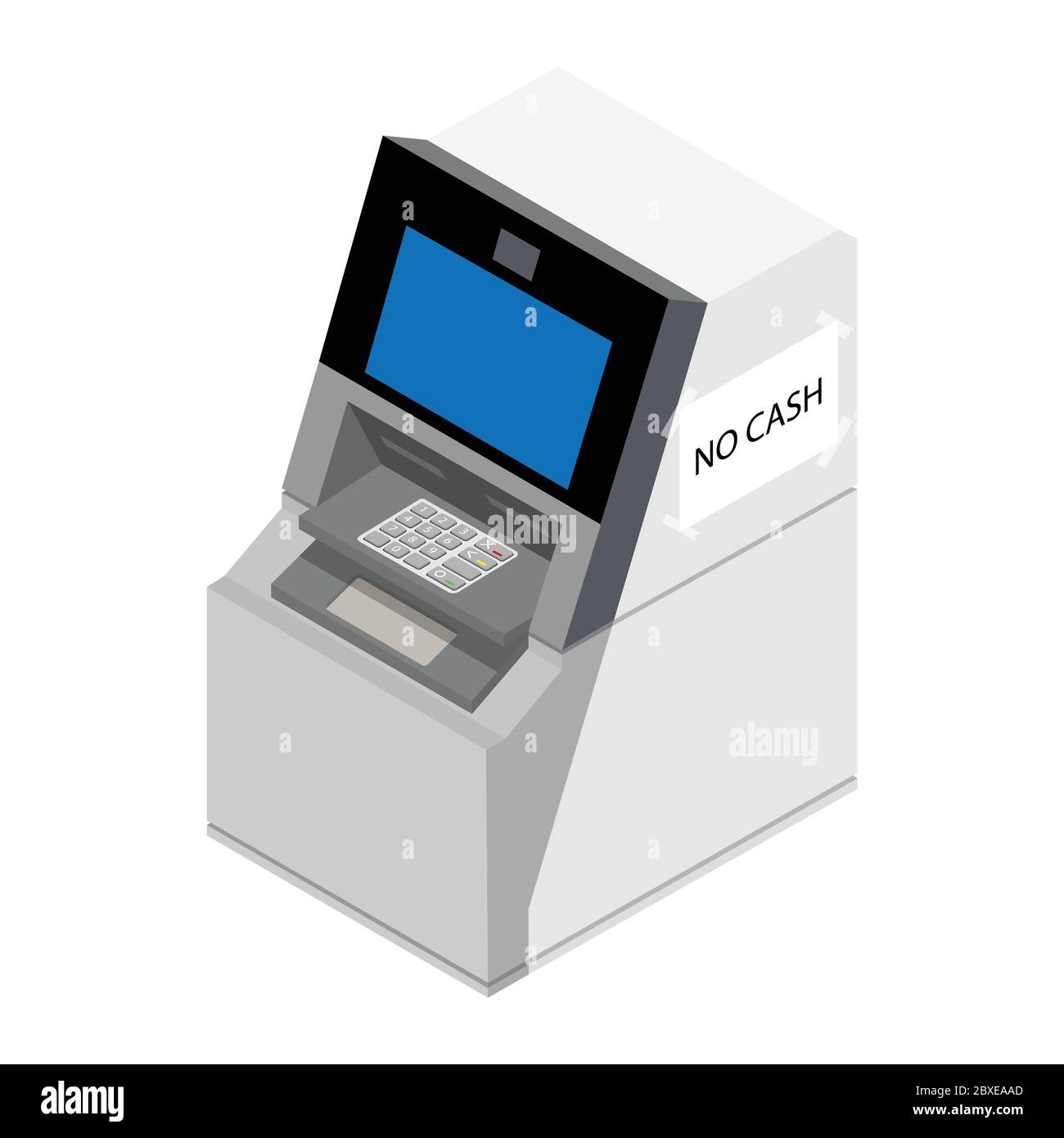 Atm machine out of service Stock Vector Images - Alamy