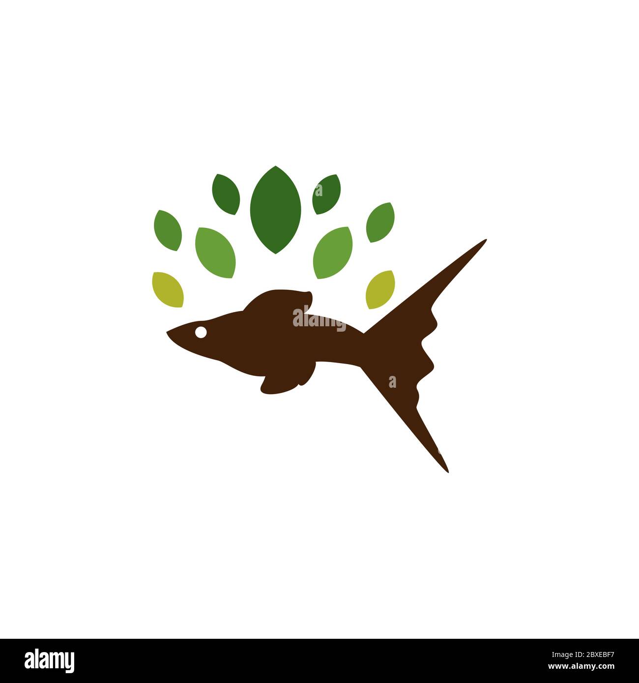 eco fish vector design template illustration Stock Vector Image & Art ...