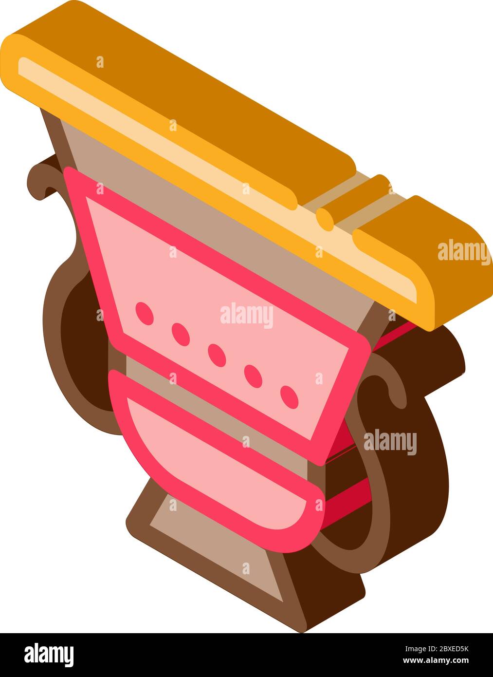 ancient greek feast bowl isometric icon vector illustration Stock ...