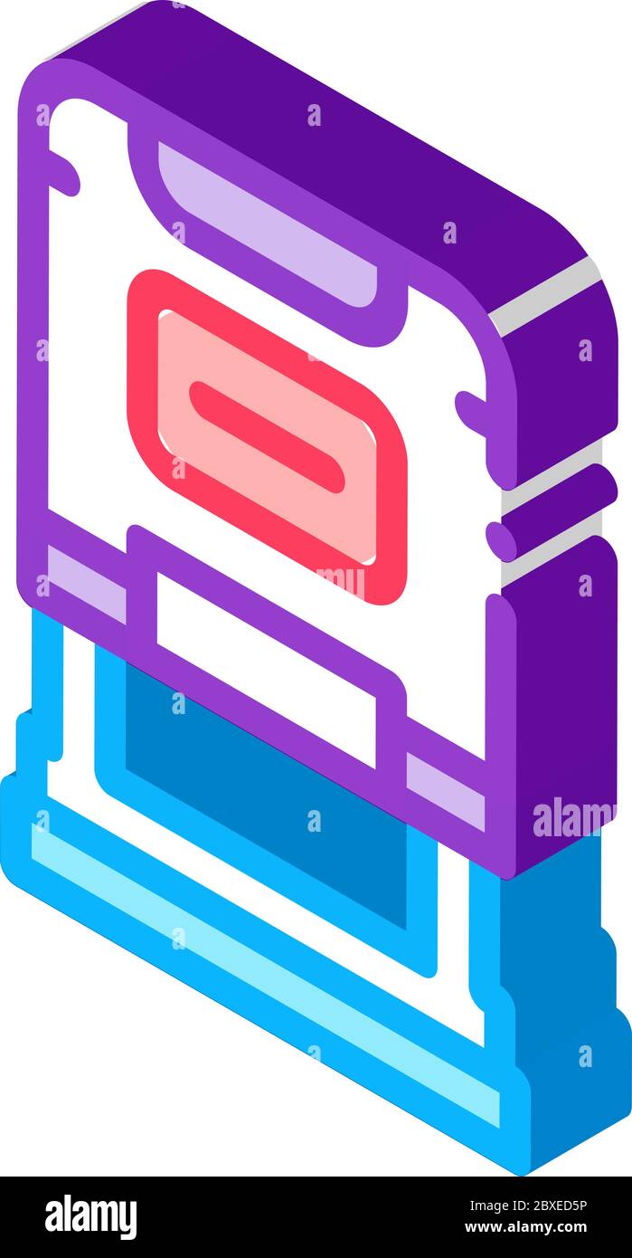 court seal isometric icon vector illustration Stock Vector Image & Art ...