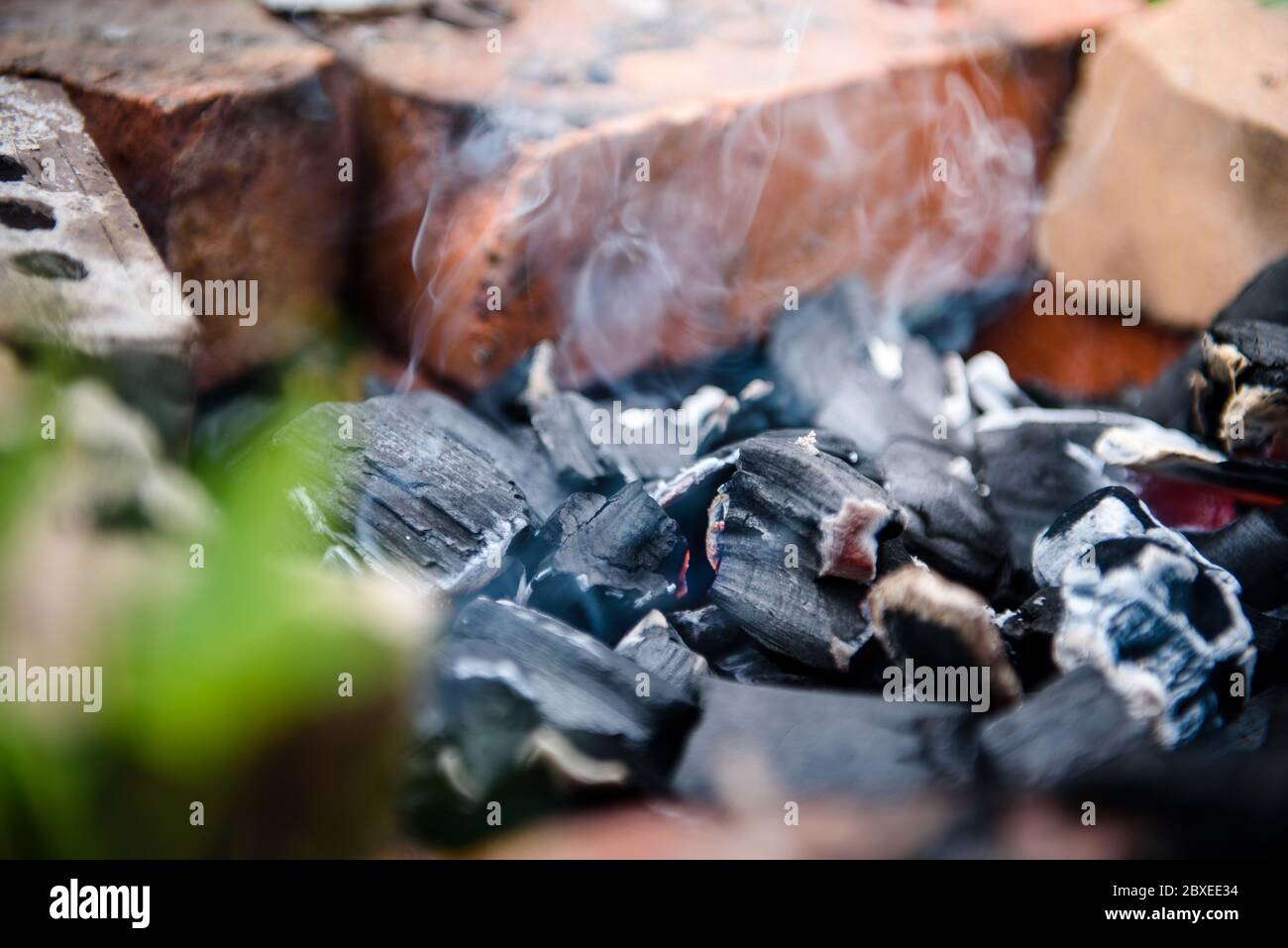 Smoking fire fireplace hi-res stock photography and images - Alamy