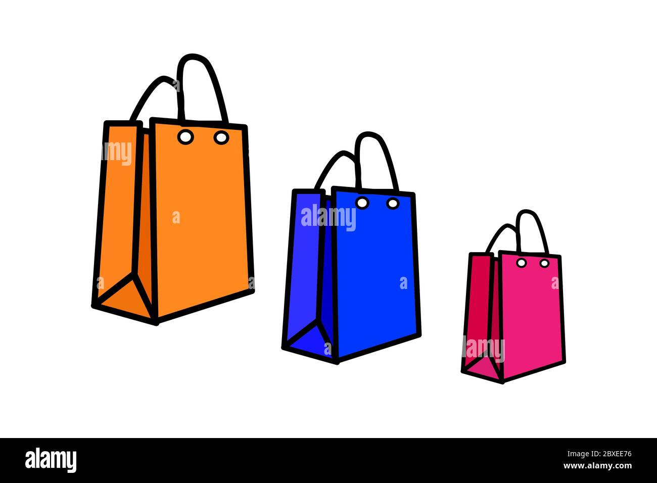 Holding package supermarket Cut Out Stock Images & Pictures - Alamy