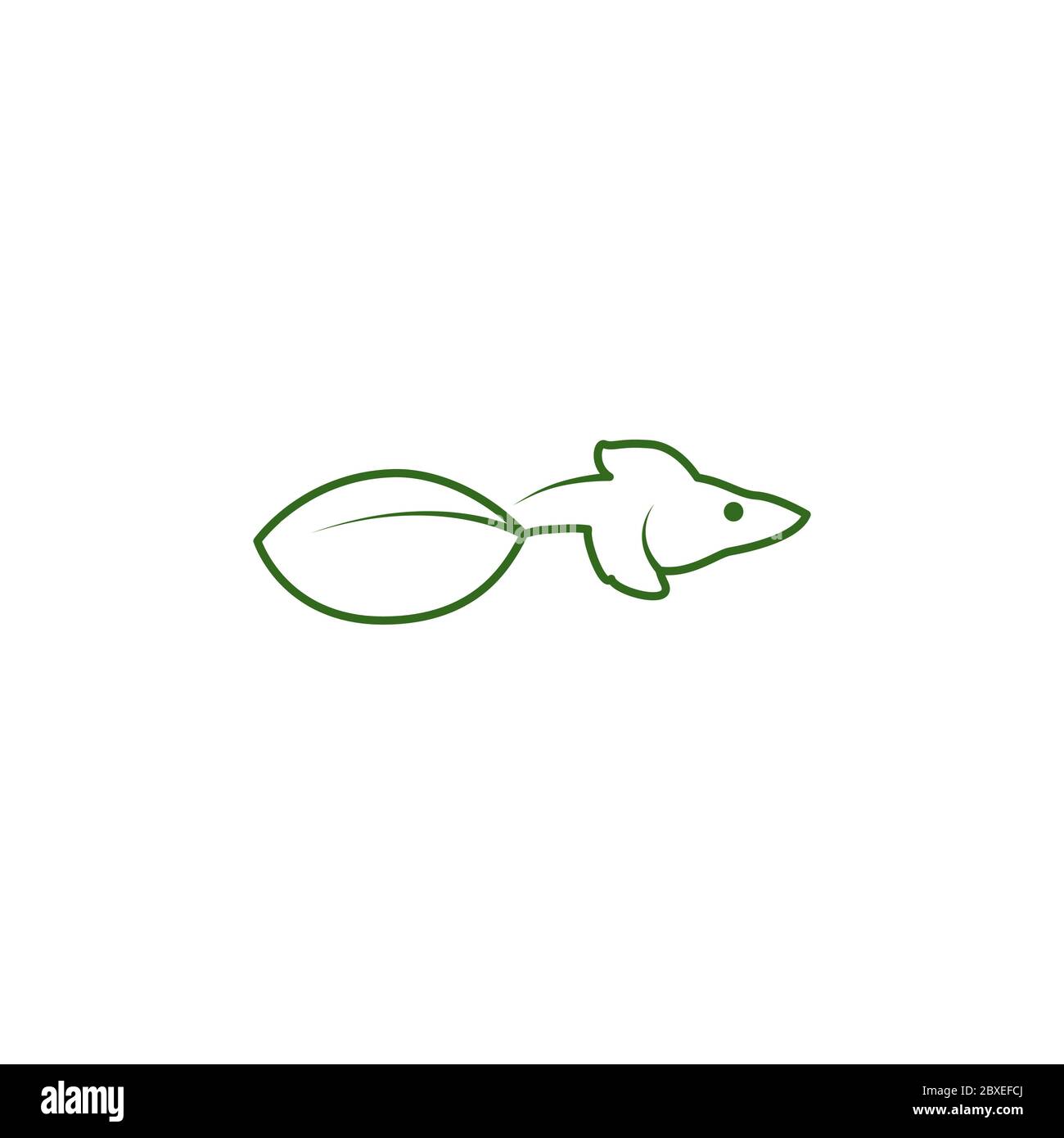 eco fish vector design template illustration Stock Vector Image & Art ...