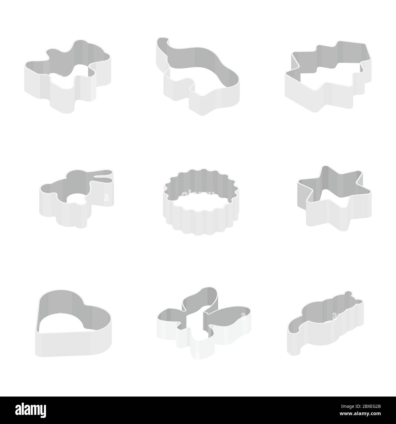 White elephant cookies Stock Vector Images - Alamy