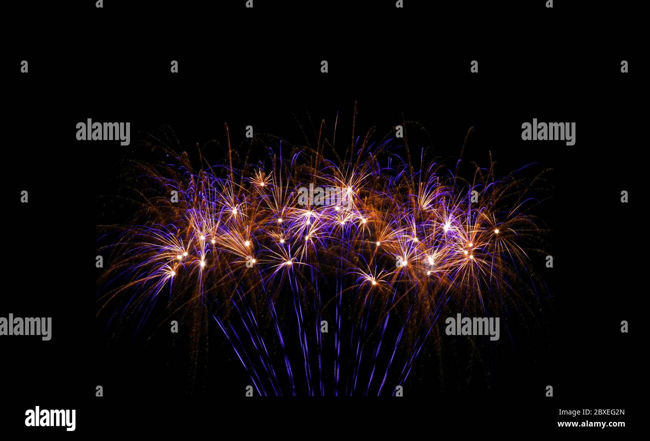 Gold Fireworks High Resolution Stock Photography and Images - Alamy