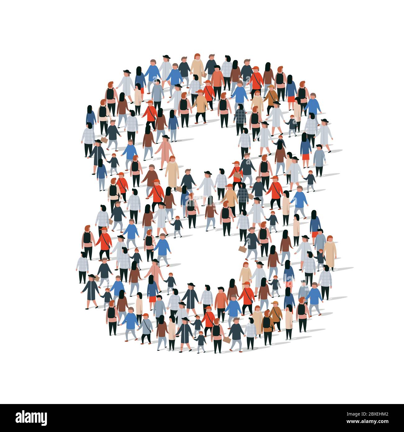 Group of professionals with leader Stock Vector Images - Alamy