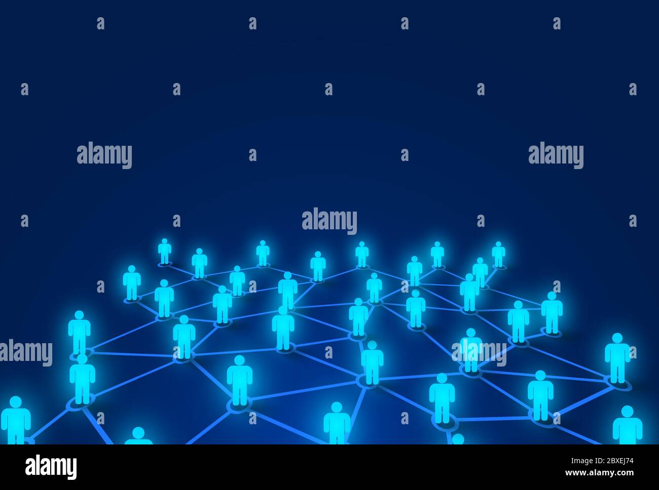 Connecting people. Social network concept. Bright background. Vector ...